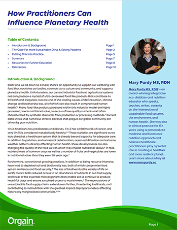 Product Catalog & Resource Documents | Orgain Healthcare