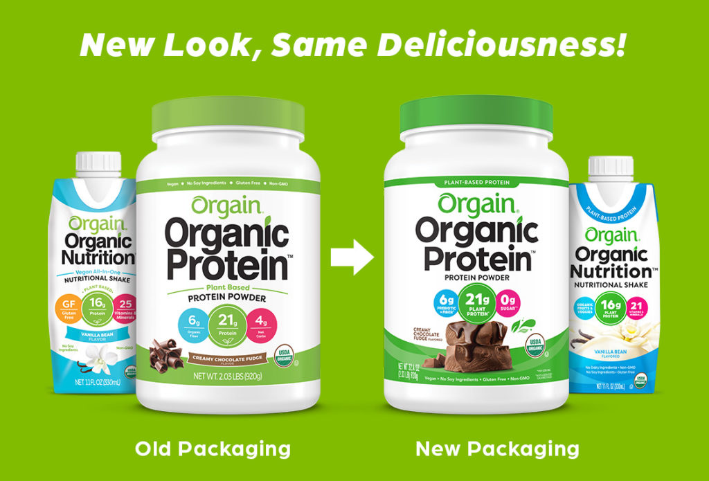 Orgain’s Packaging Refresh – Orgain Healthcare News